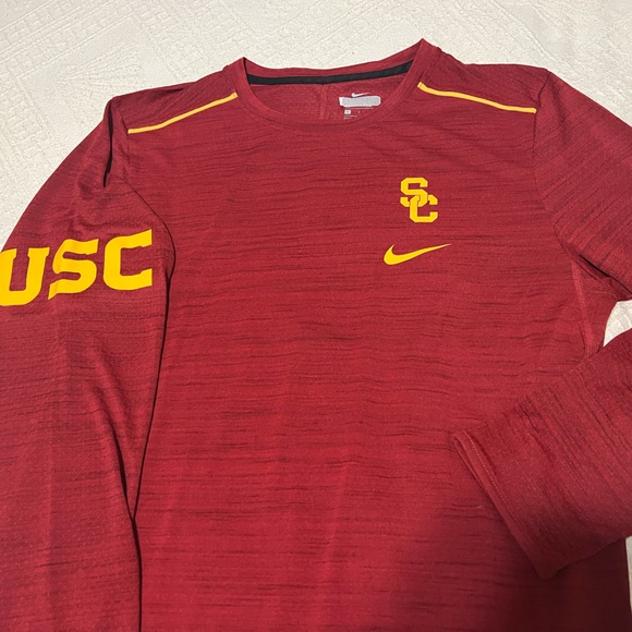 Nike | Shirts | Rare Nike Usc Trojans Player Issue Vapor Breathe ...
